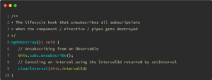 ngOnDestroy lifecycle hook | Angular Newsletter