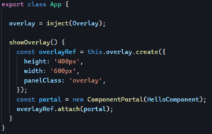 Displaying an overlay with Angular | Angular Newsletter