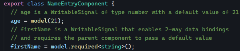 model() for signal-based 2-way data bindings | Angular Newsletter